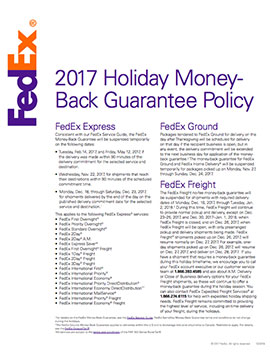 FedEx Guarantee | Refund Retriever