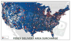 FedEx Delivery Area Surcharge ZIP Codes - DAS Charges