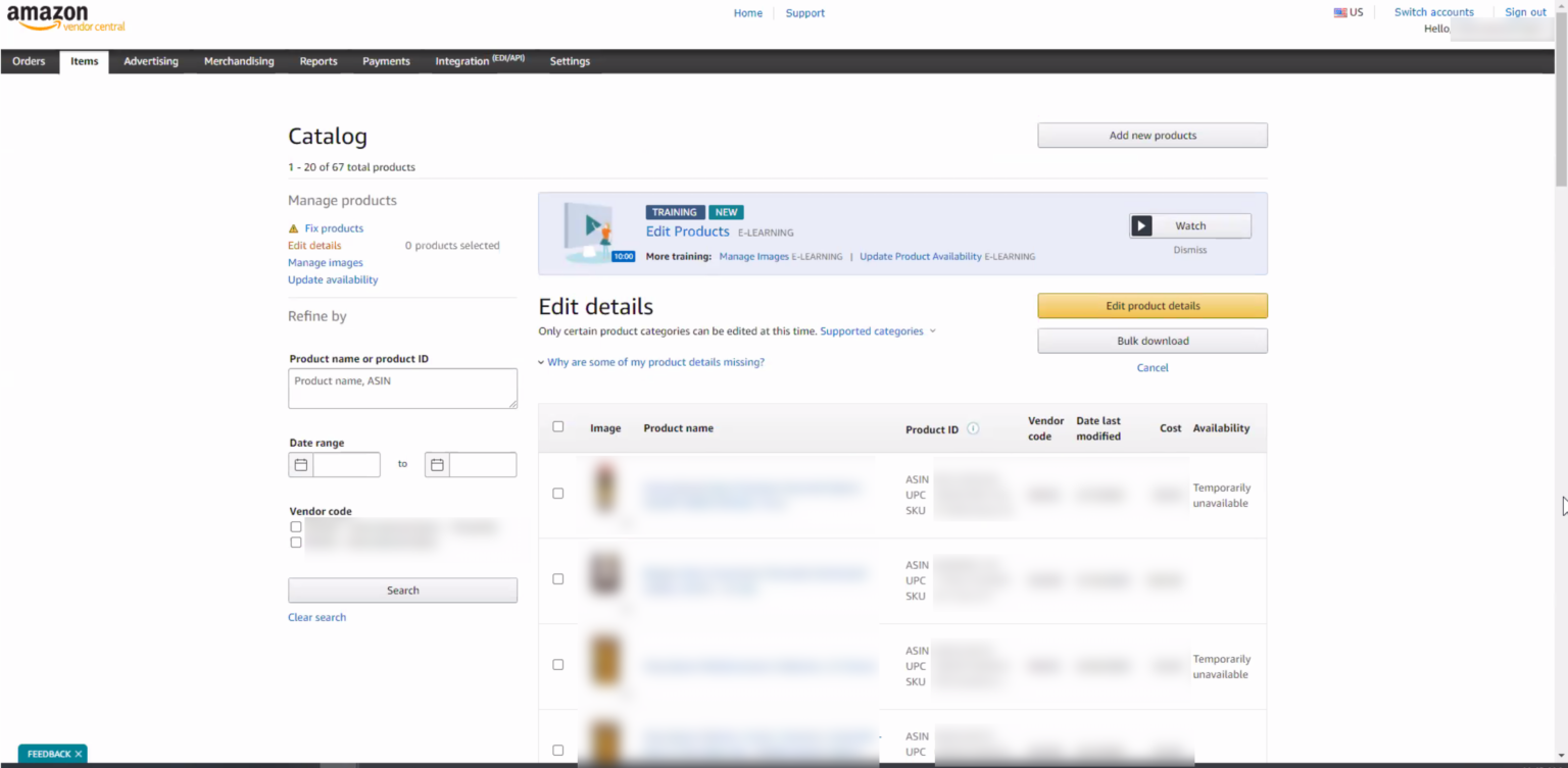 Amazon Vendor Central: What you need to know, getting started