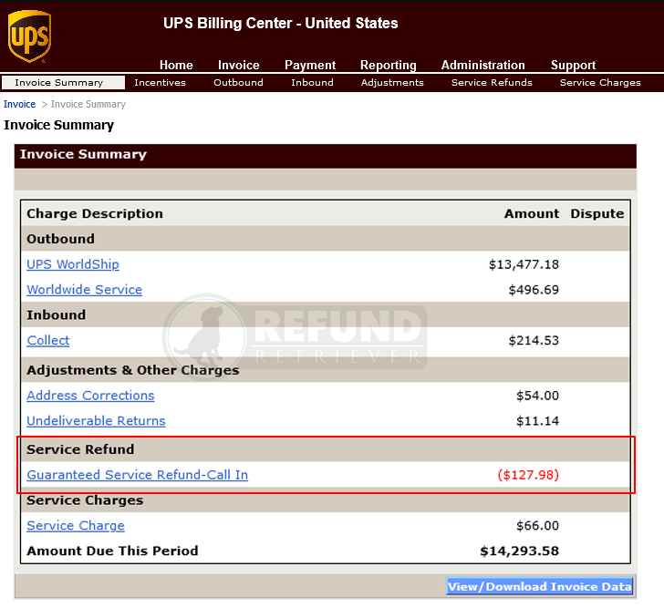 How to Find UPS Credits & Adjustments: Money Back Guarantee