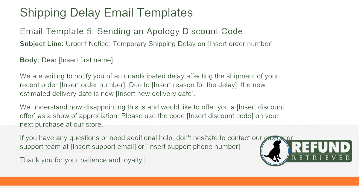 Shipping Delay Email Templates You Can Use